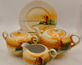 Tea Set Windmill - Etsy