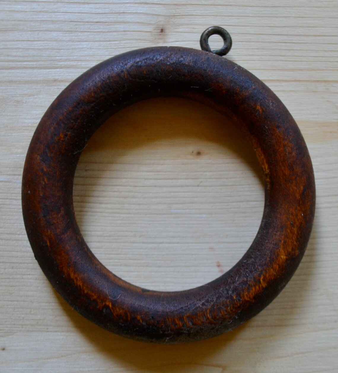 Vintage Sew-in Wood Curtain Rings - Etsy