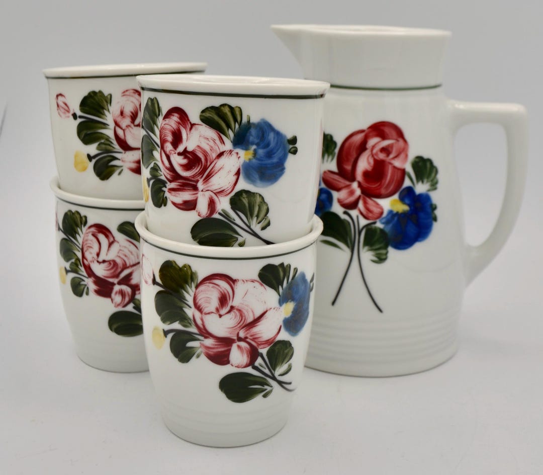 Lilien Porzellan Pitcher and Cup Set - Etsy