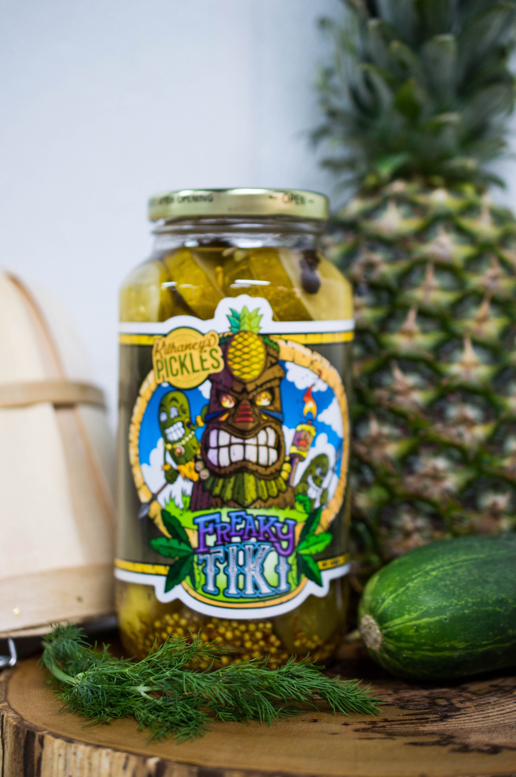 Sweet Pineapple and Pickle Chips 4 Pack 32oz Handcrafted and Organic ...