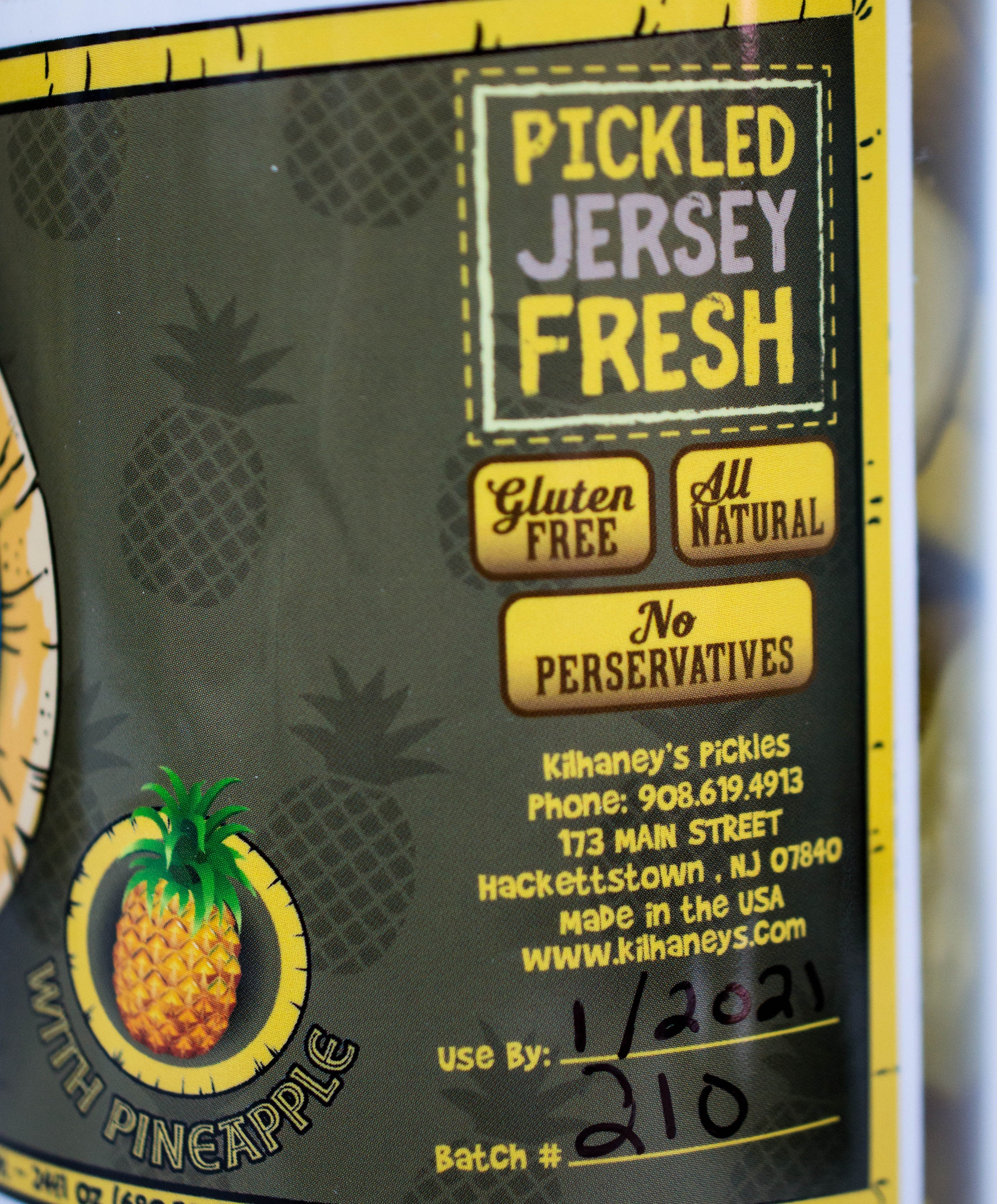 Sweet Pineapple and Pickle Chips 4 Pack 32oz Handcrafted and Organic ...