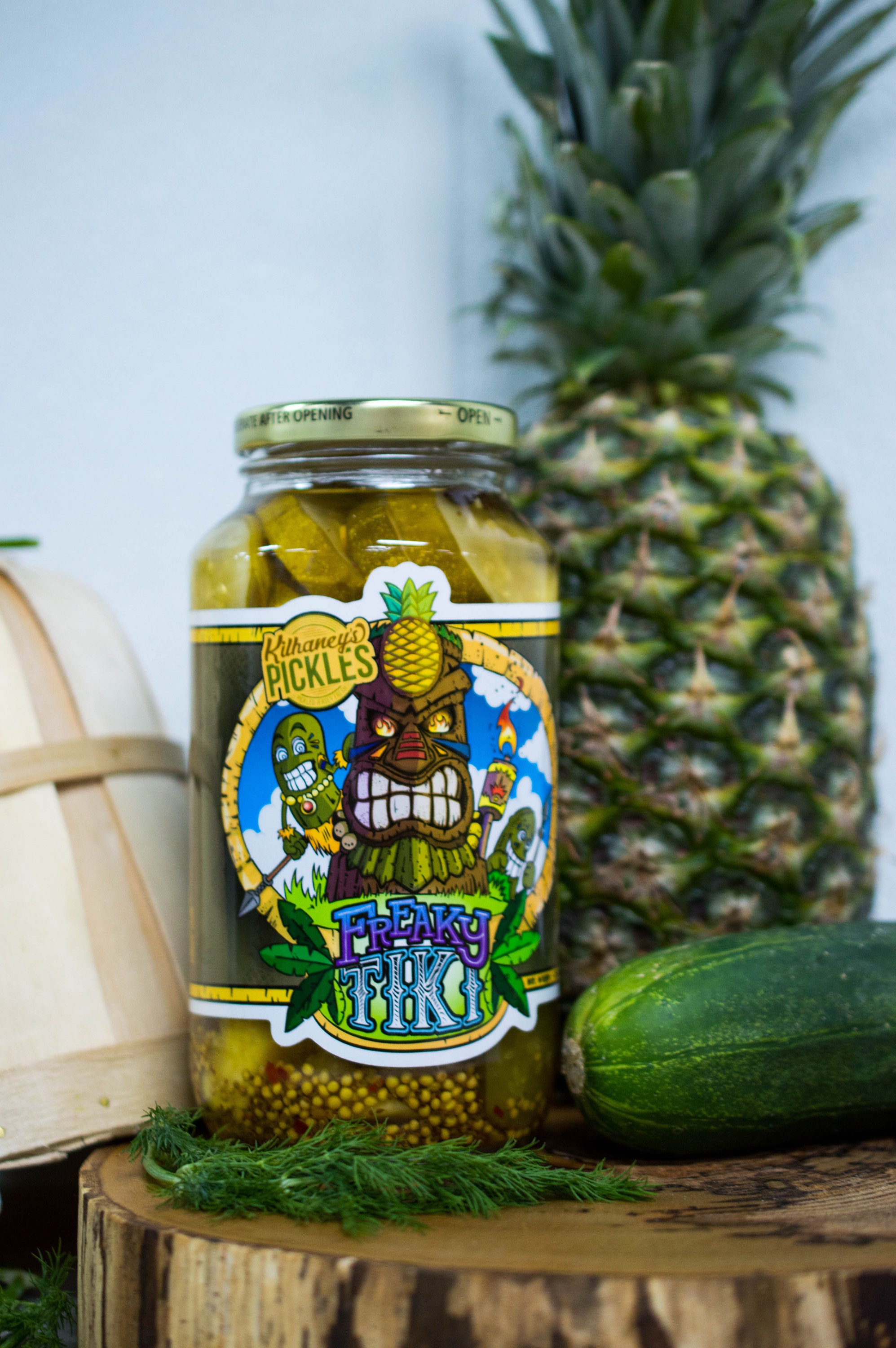 Sweet Pineapple and Pickle Chips 4 Pack 32oz Handcrafted and Organic ...