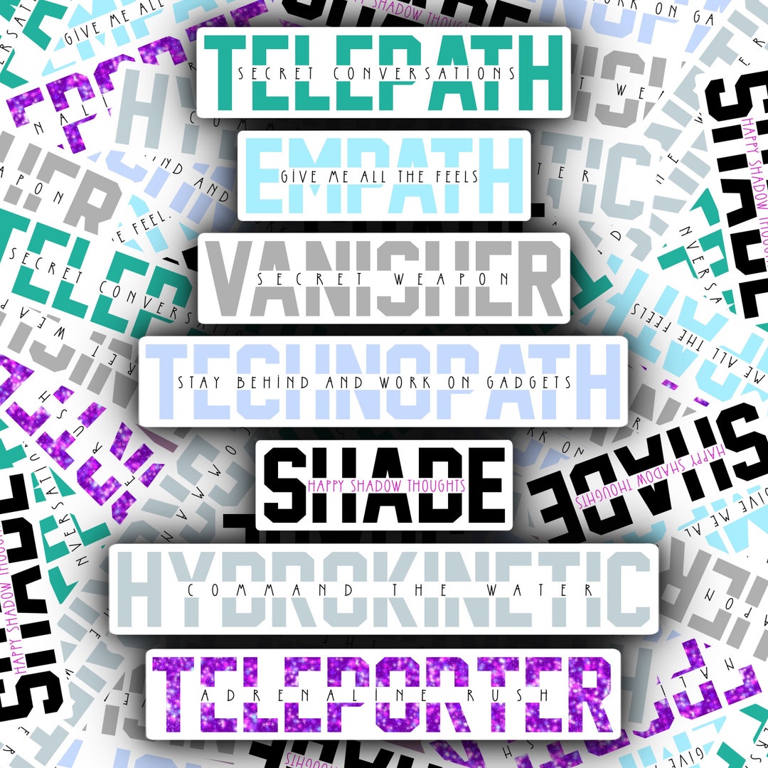 Kotlc Ability Stickers | Sticker - Water Resistant - Scratch Proof - Etsy