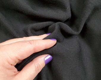 Black Ribbed Fabric - Etsy