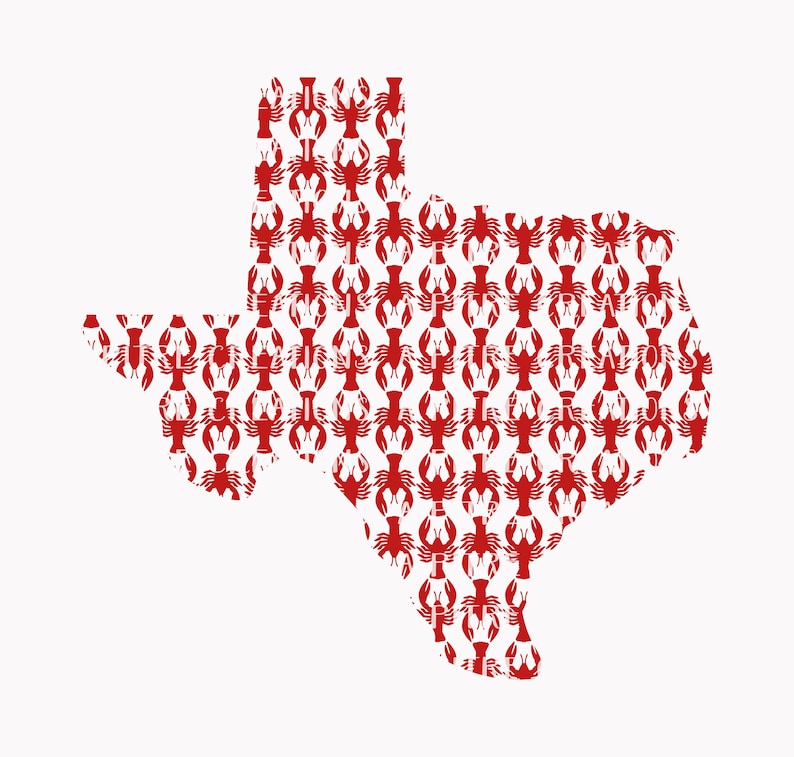 Texas Crawfish PNG: Cajun Food Design (digital File) - Etsy