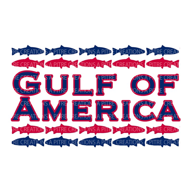 Gulf of America Svg - Etsy