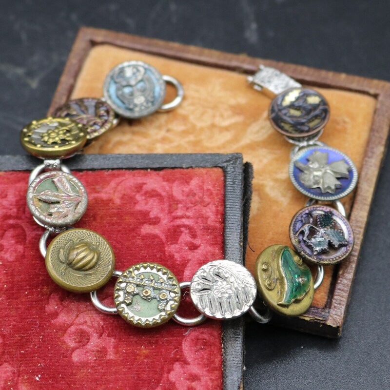 Button Bracelet - Etsy