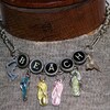 Bakelite Button Necklace Assemblage Balls Cookie Fall Autumn Vintage ...
