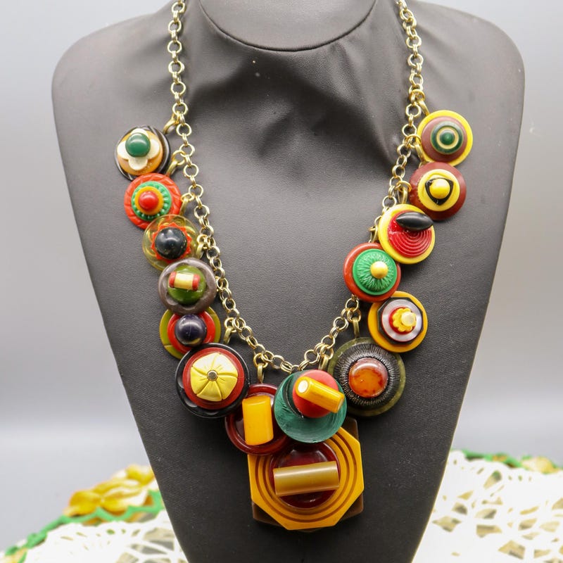 Bakelite Necklace - Etsy