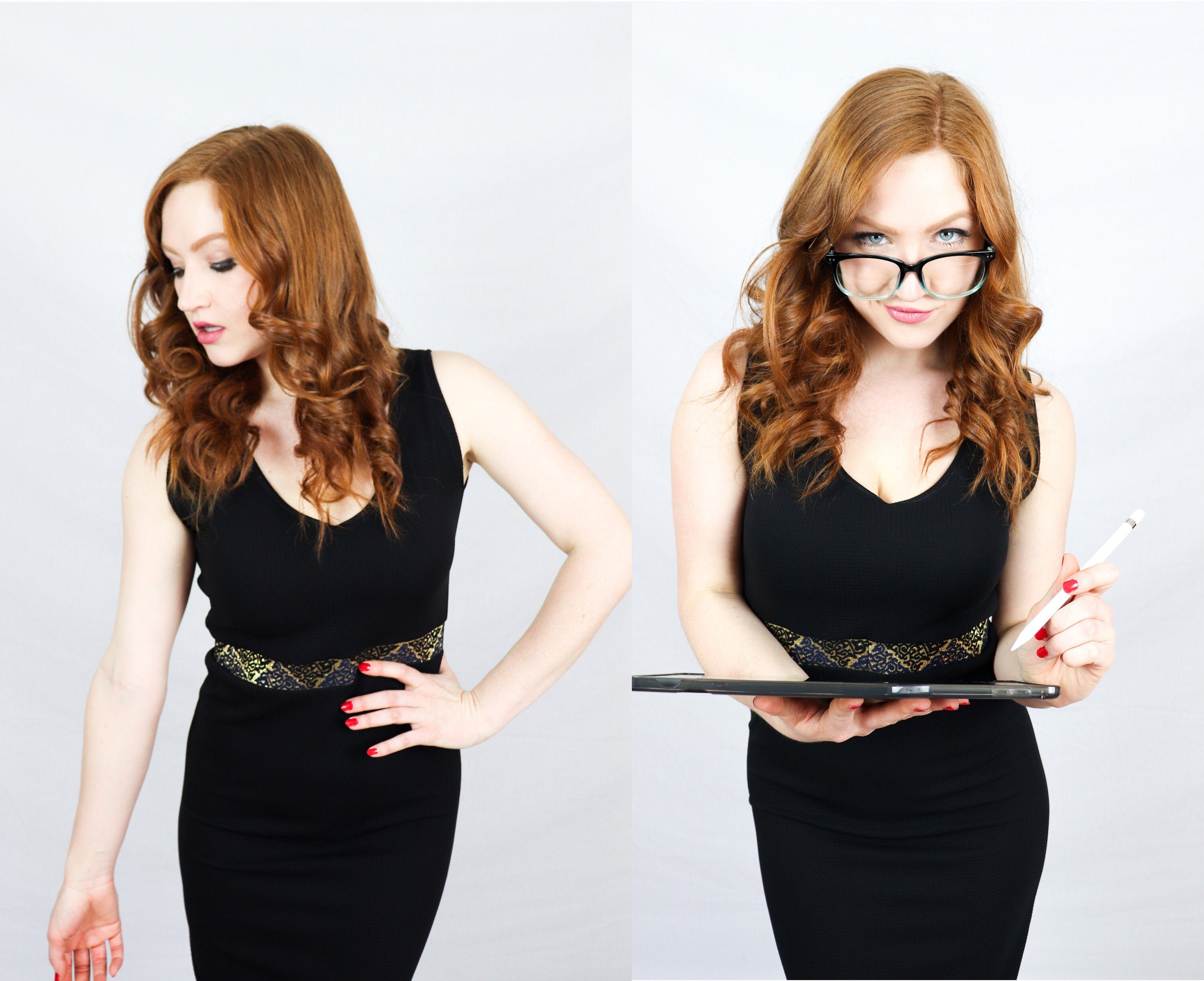 Custom Made Black Dress Women, Business Casual Clothes for Women ...