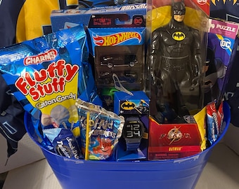 Spider-man Filled Christmas Baskets, Kids Toy, Boys Birthday Basket ...
