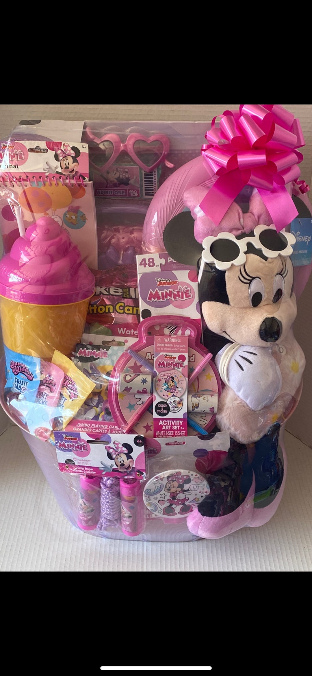Minnie Mouse Easter Basket ,Girls Easter basket, Girls Birthday Gifts ...