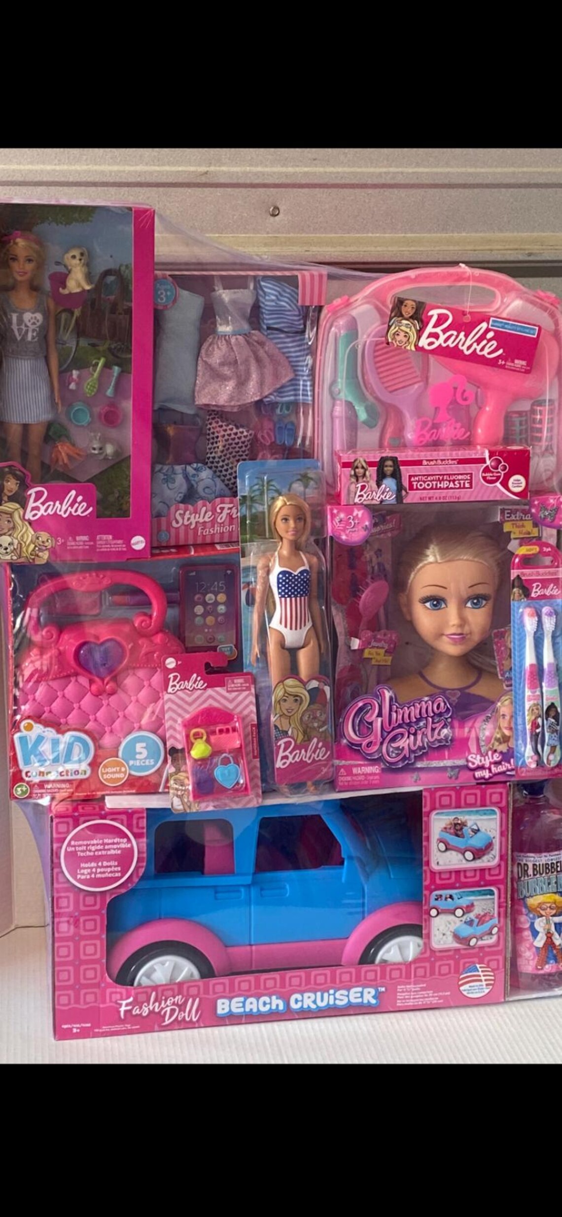 Barbie Christmas Basket, Girls Filled Gift Basket, Kids Easter Baskets ...