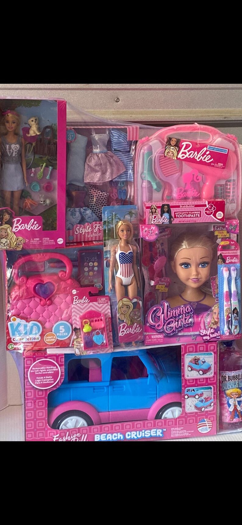 Barbie Christmas Basket, Girls Filled Gift Basket, Kids Easter Baskets ...