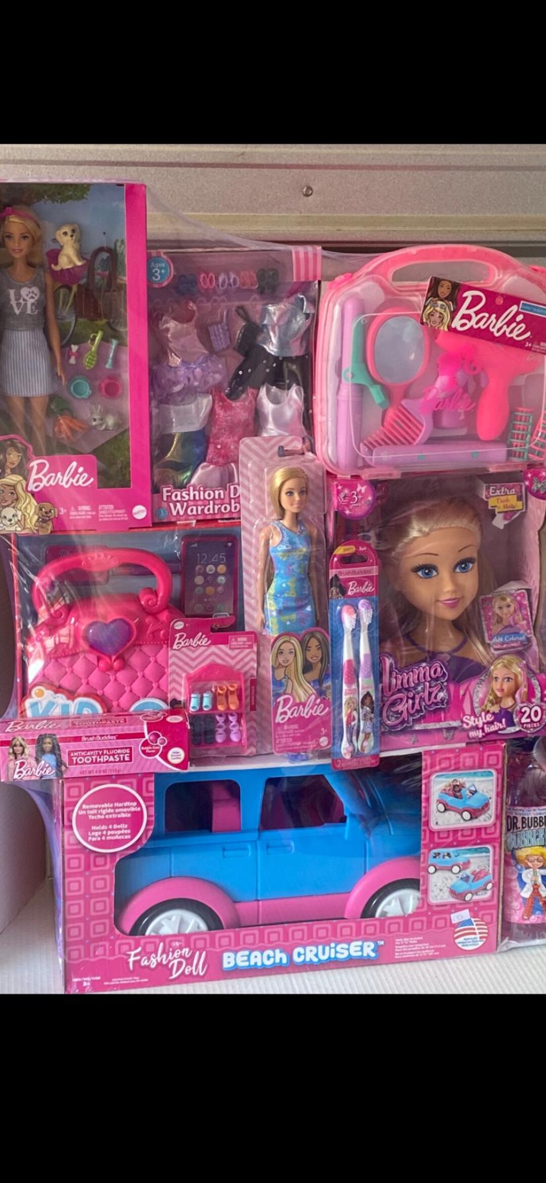 Barbie Christmas Basket, Girls Filled Gift Basket, Kids Easter Baskets ...