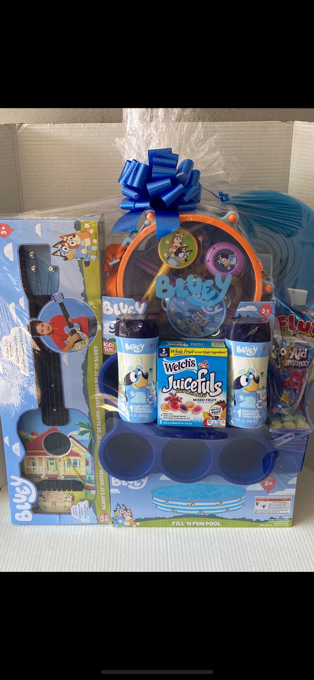 Bluey Christmas Basket, Bluey Baskets , Child Christmas Gift, Holiday ...