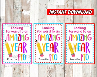 Teacher back to school tag bright new year meet the teacher | Etsy
