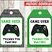 Gamer Cupcakes Toppers Instant Download, Video Game Party Toppers ...