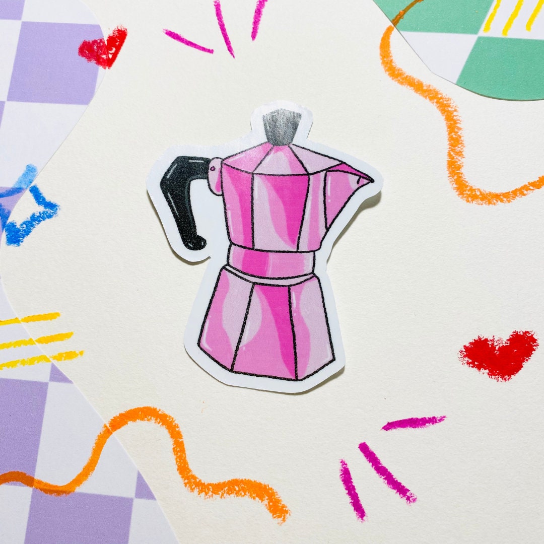 Italian Espresso Coffee Maker Sticker | Water and Weather Resistant ...