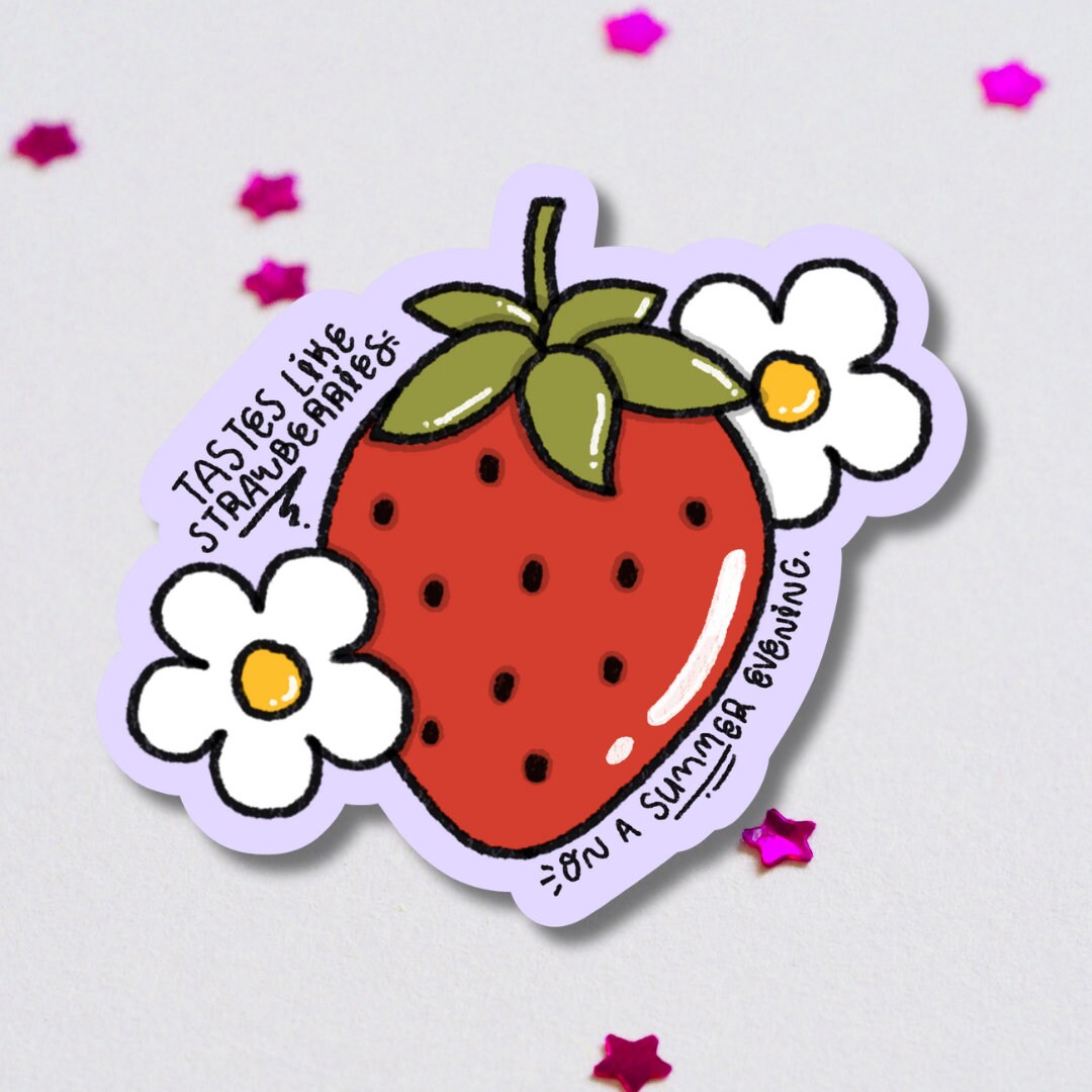Harry Styles Strawberry Weather Proof Decal - Etsy