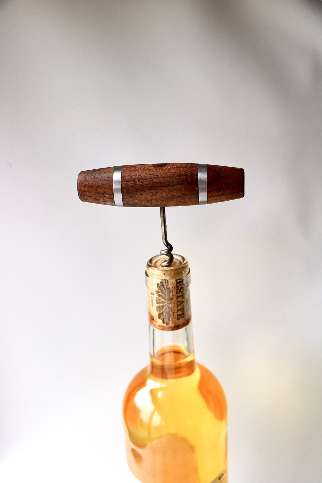 Wine Corkscrew With Barrel Handle - Etsy Australia