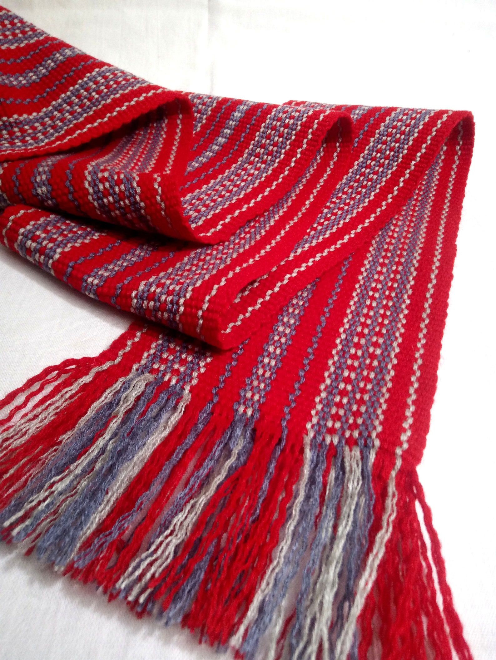 Extra Wide Cossack Woven Sash Belt 4 Blue Ukrainian - Etsy