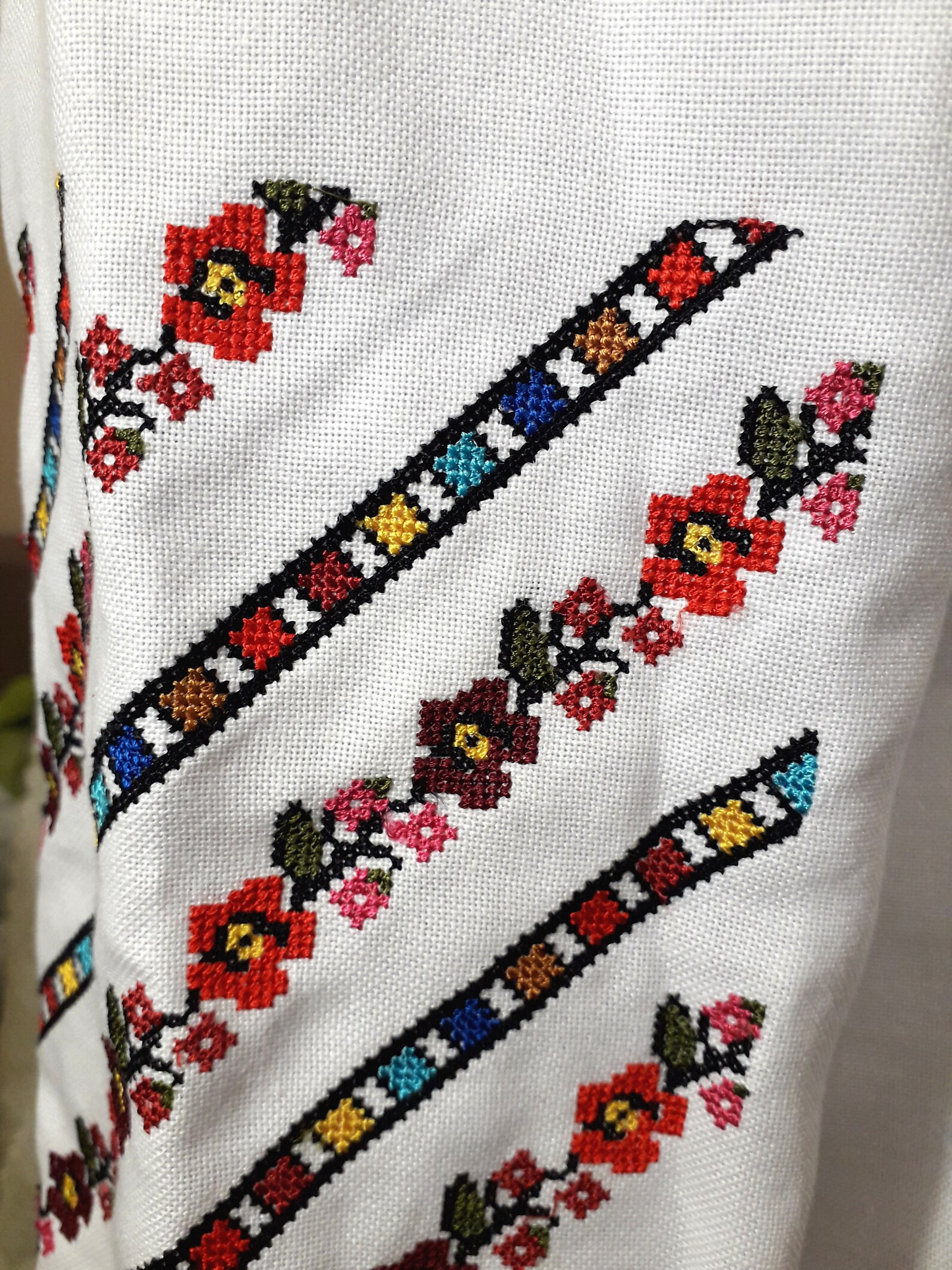 Romanian Embroidered Blouse for Women Slavic Embroidery With - Etsy