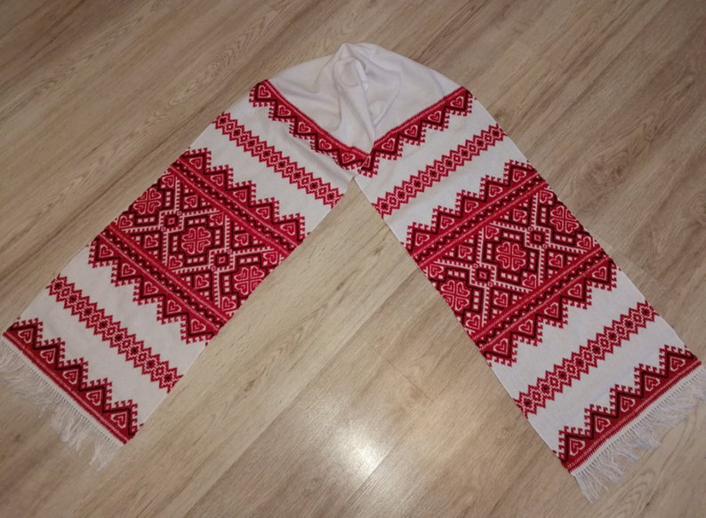 Hand Embroidered Wedding Rushnyk Ukrainian Icon Towel Slavic - Etsy