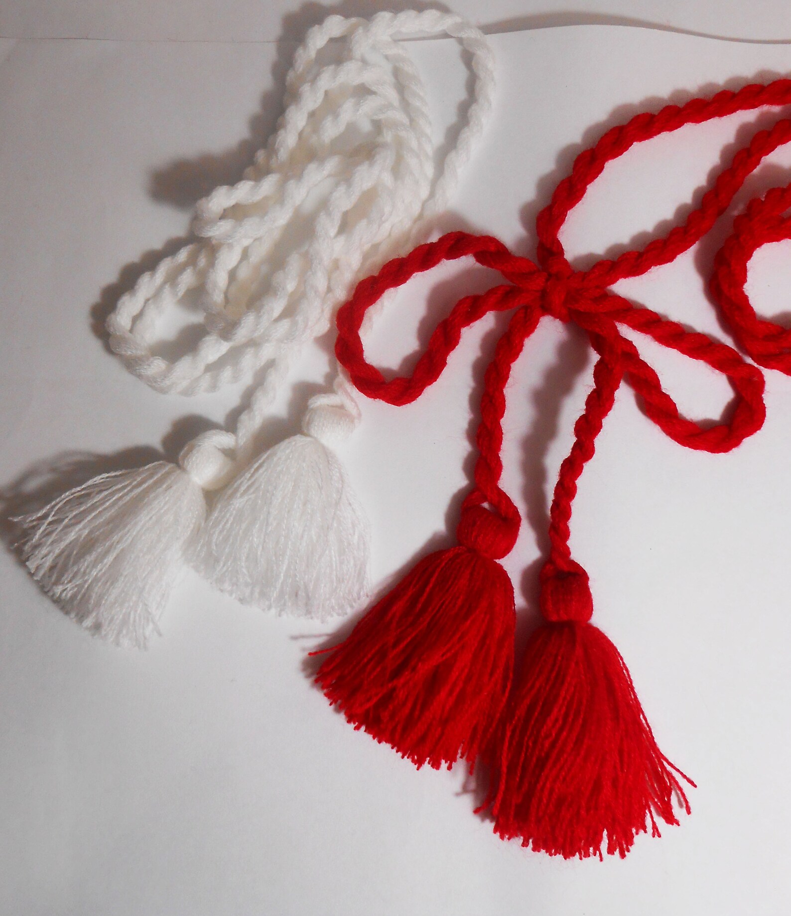 Red Braided Rope Belt Ethnic Twisted Belt With Tassels Boho | Etsy