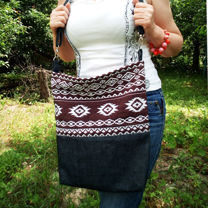 Denim Cross Body Bag - Etsy