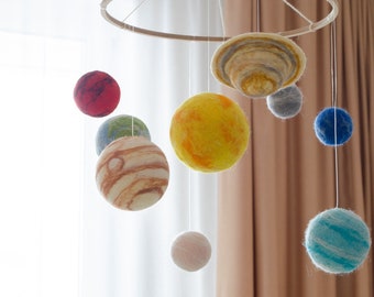 Solar system mobile | Etsy