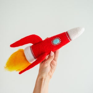 Rocket Space Ship Wall Decor for Space Themed Nursery or Space Playroom ...