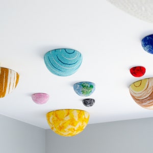 Solar System Planet Wall Ceiling Hanging for Space Themed Nursery ...