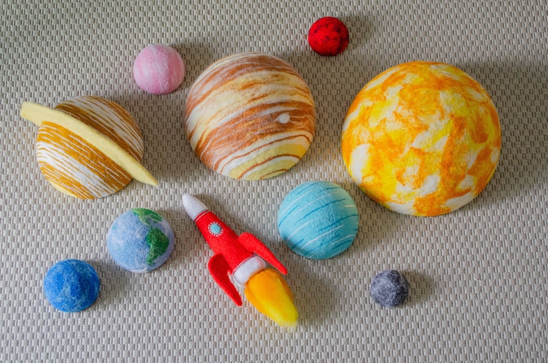 Wall Planet as Space Theme Decor for Space Themed Nursery - Etsy