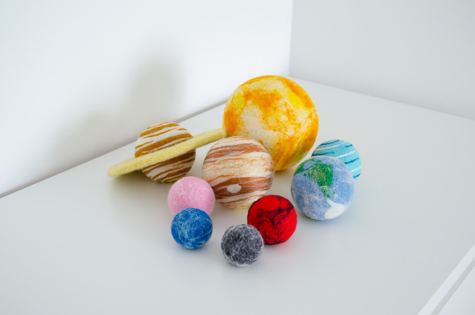 Set of Solar System Planets as a Space Nursery Decor Travel - Etsy