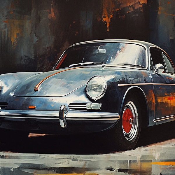 Classic Car Wall Art - Etsy