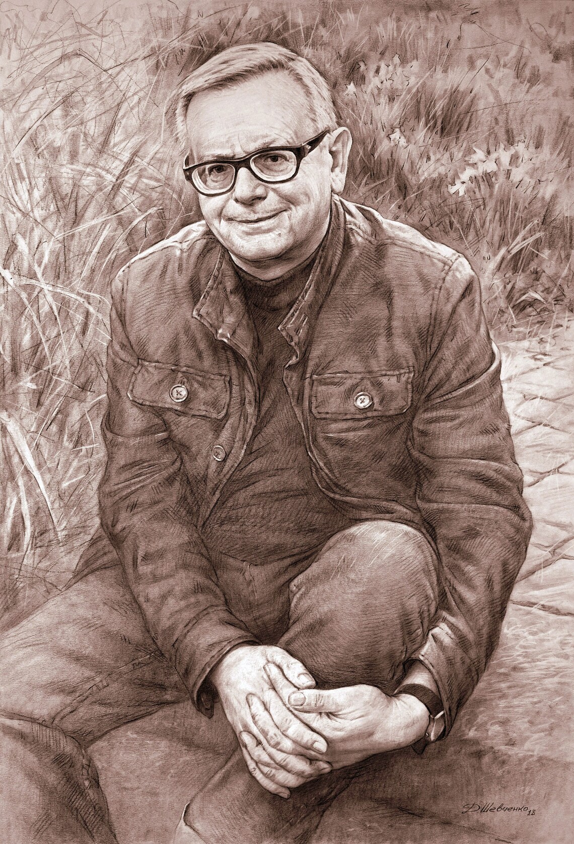 Custom Hand Drawn Portrait From Photo, Personalized Gift Portrait - Etsy