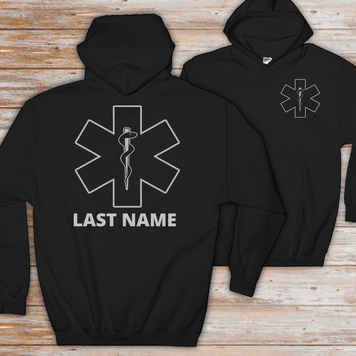 Custom EMS Shirt Personalized With Last Name Emergency | Etsy