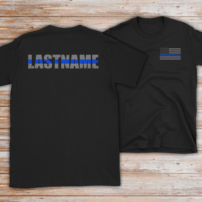 Blue Line Shirts - Etsy