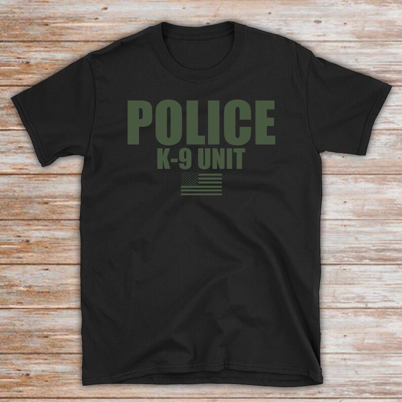 Police K9 Unit Uniform Shirt Long Sleeve Hoodie OD Green | Etsy