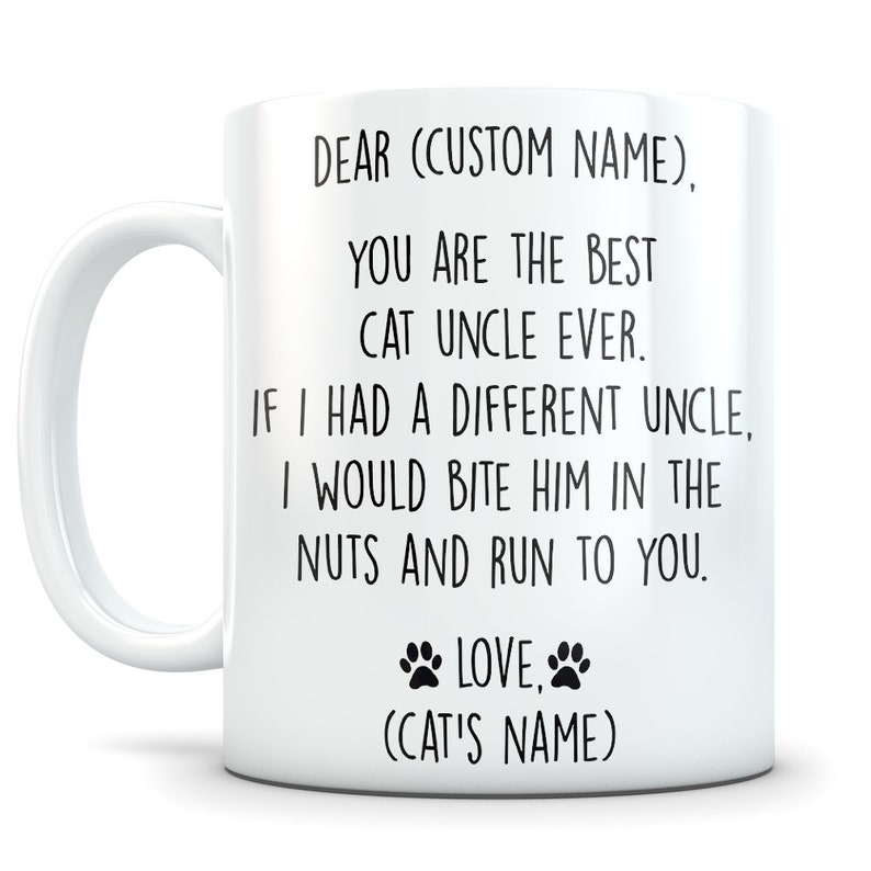 Cat Uncle Gift Cat Uncle Mug Best Cat Uncle Cat Uncle - Etsy