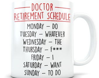 Doctor of Medicine Coffee Mug Grumpy Old Doctor Retirement Doctor Joke ...