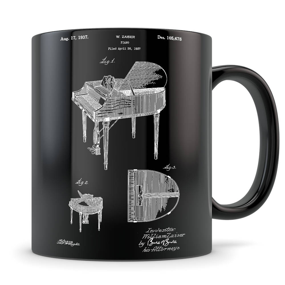 Piano gift piano mug piano gift for men piano gift for | Etsy