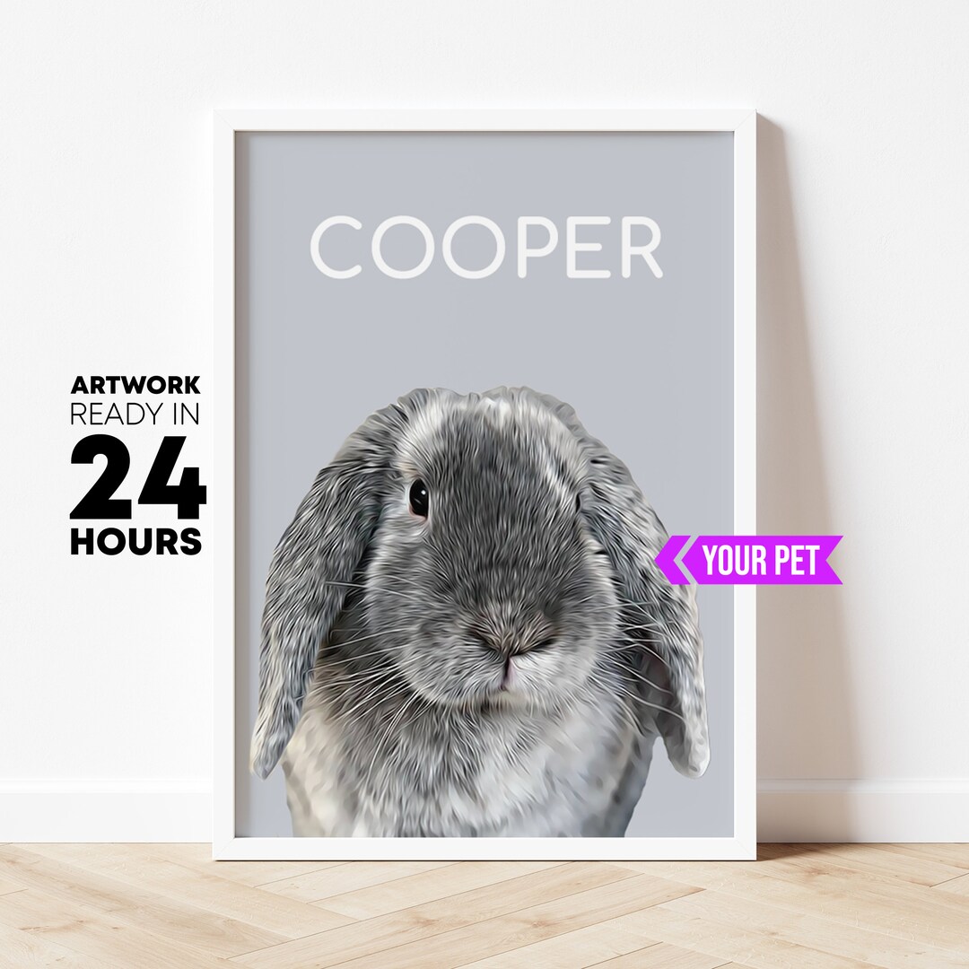 Rabbit Gift, Rabbit Mom, Rabbit Dad, Rabbit Memorial, Personalized ...