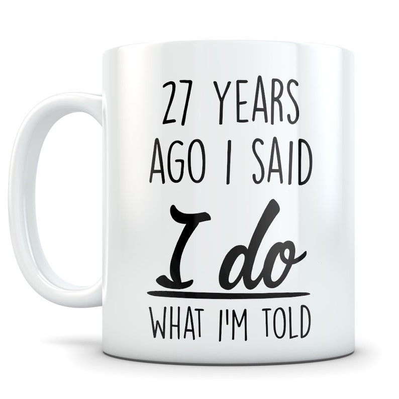 27th Anniversary Gifts For Men 27th Anniversary Gift For Him Etsy