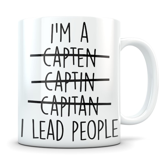 Captain Gift Captain Mug Captain Promotion Captain - Etsy
