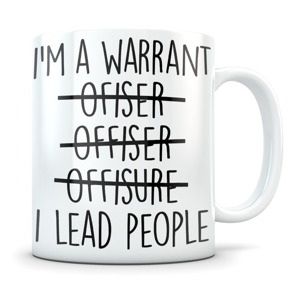Warrant Officer T Warrant Officer Mug Warrant Officer Etsy