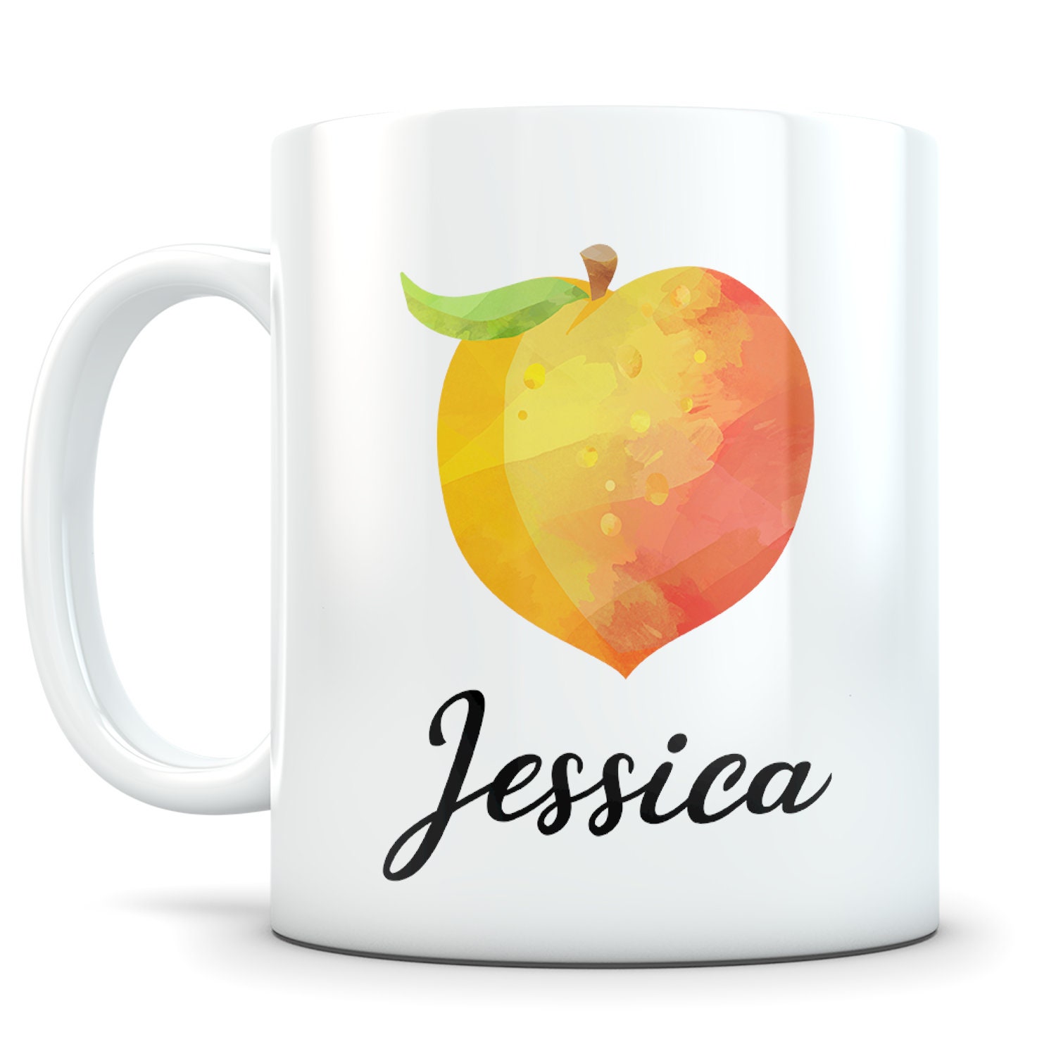 Peach Gift Peach Mug Peach Gift Idea Peach Cup Peach - Etsy