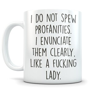 Funny Mug, Swear Mug, Curse Mug, Adult Mug, Sarcastic Mug, Curse Gift ...