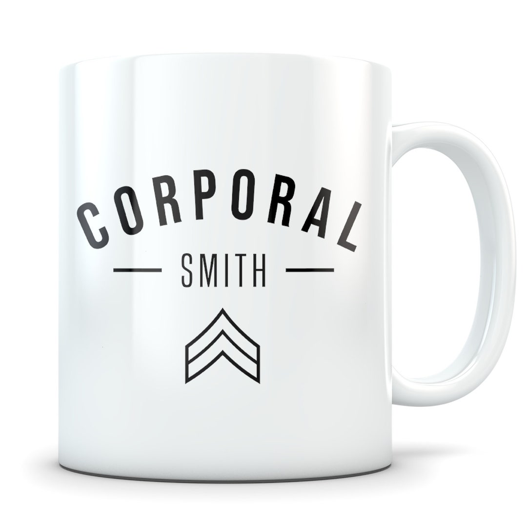 Corporal Gift, Corporal Mug, Corporal Promotion, Corporal Appreciation ...